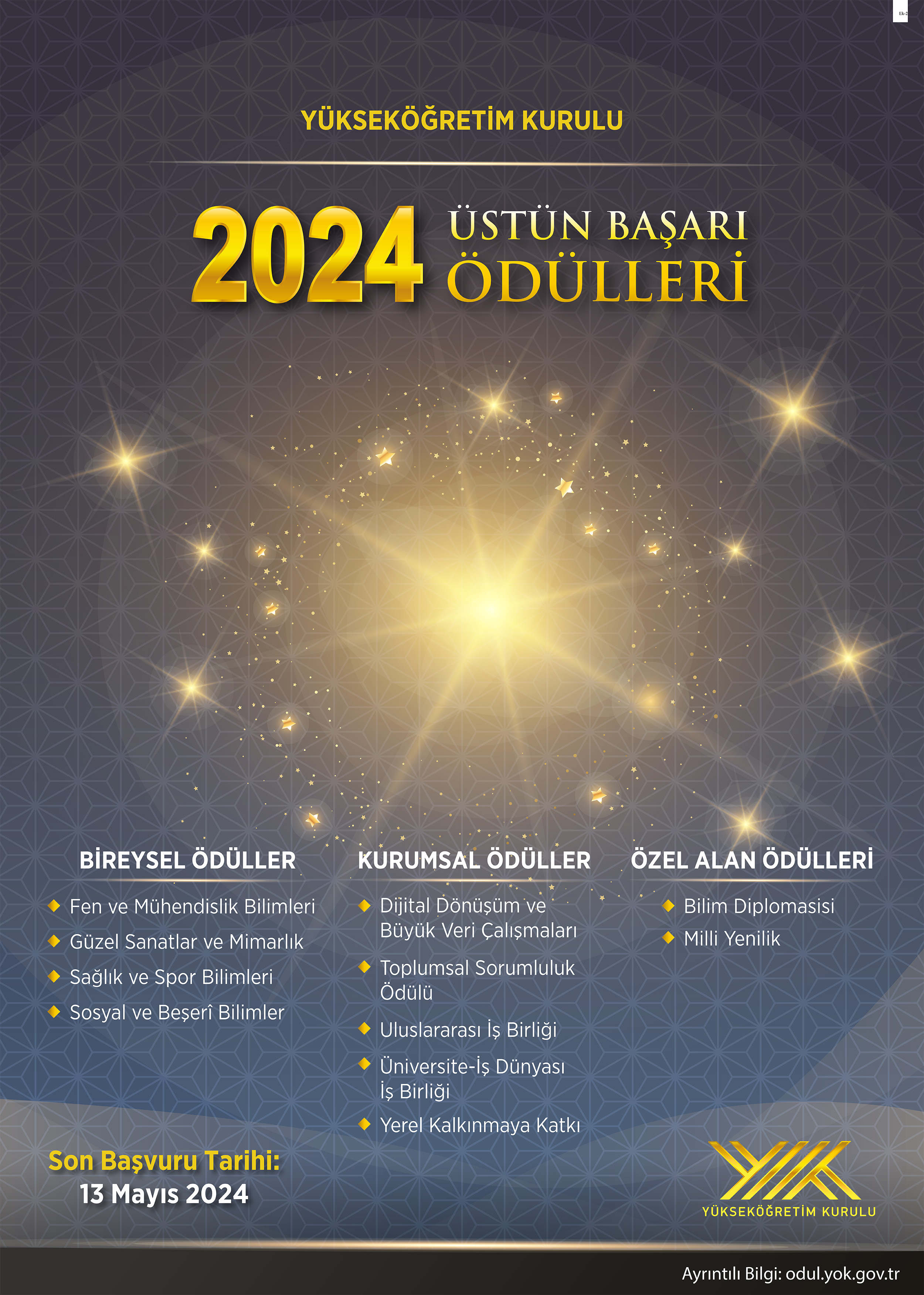 KSÜ - Yükseköğretim Kurulu 2024 Üstün Başarı Ödülleri